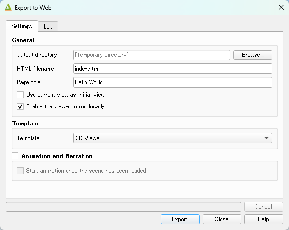 Exporter | Qgis2threejs Plugin 2.9 documentation